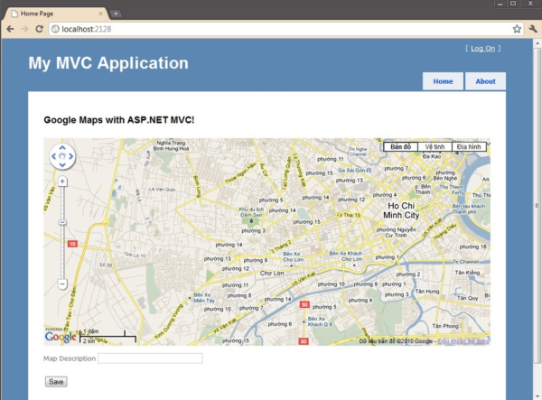 Cách nhúng Google Maps vào website asp.net